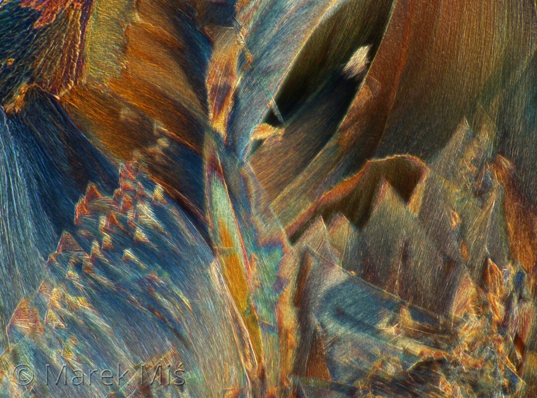Wine Under the Microscope, Tartaric Acid Abstract Micrograph, Artistic ...