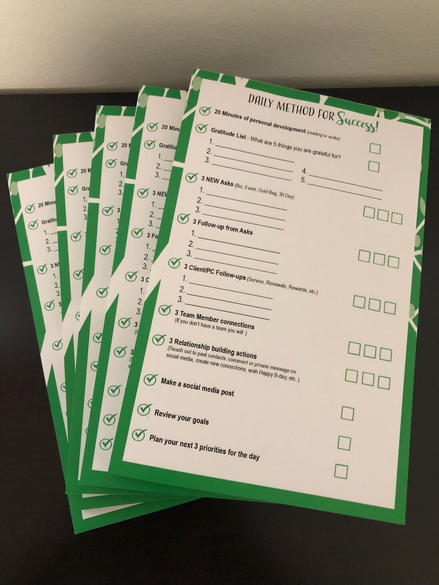 Daily Method for Success Pads - Etsy