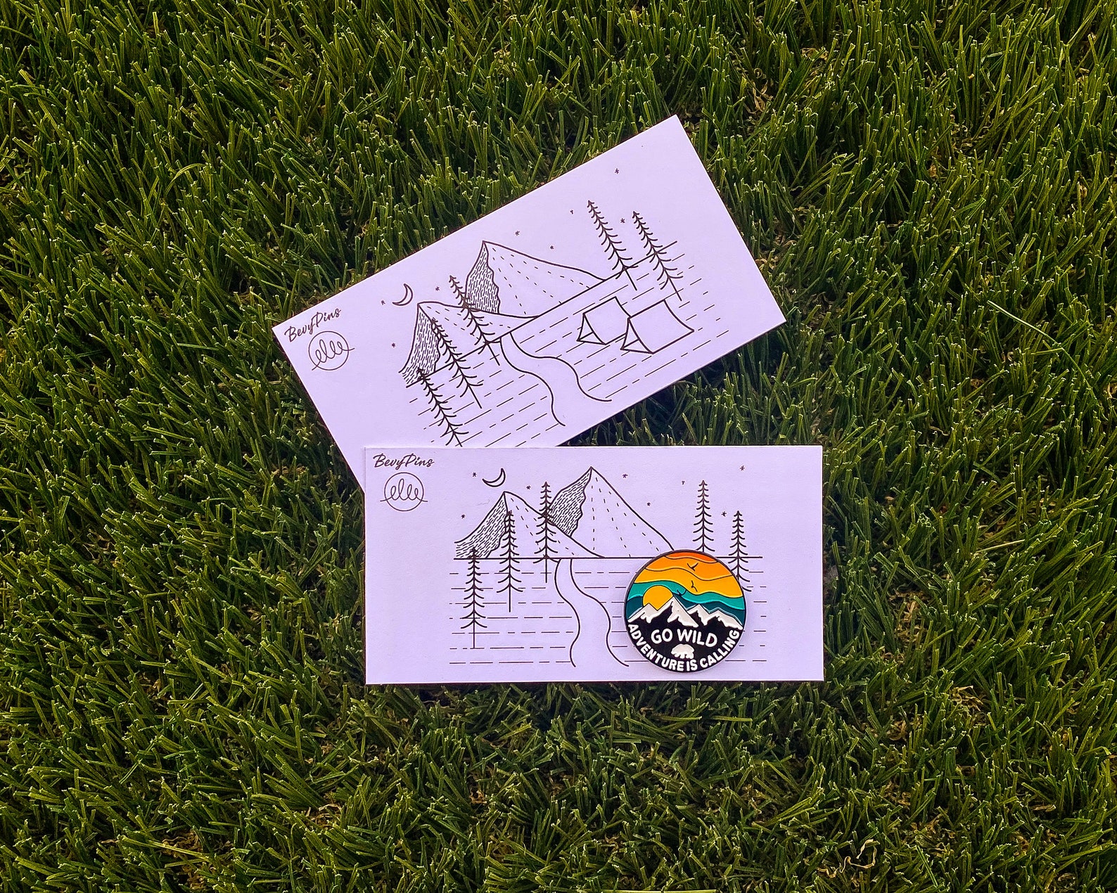Camp Enamel Pin Enamel Pin Lapel Pin Badge Pins for Backpacks - Etsy