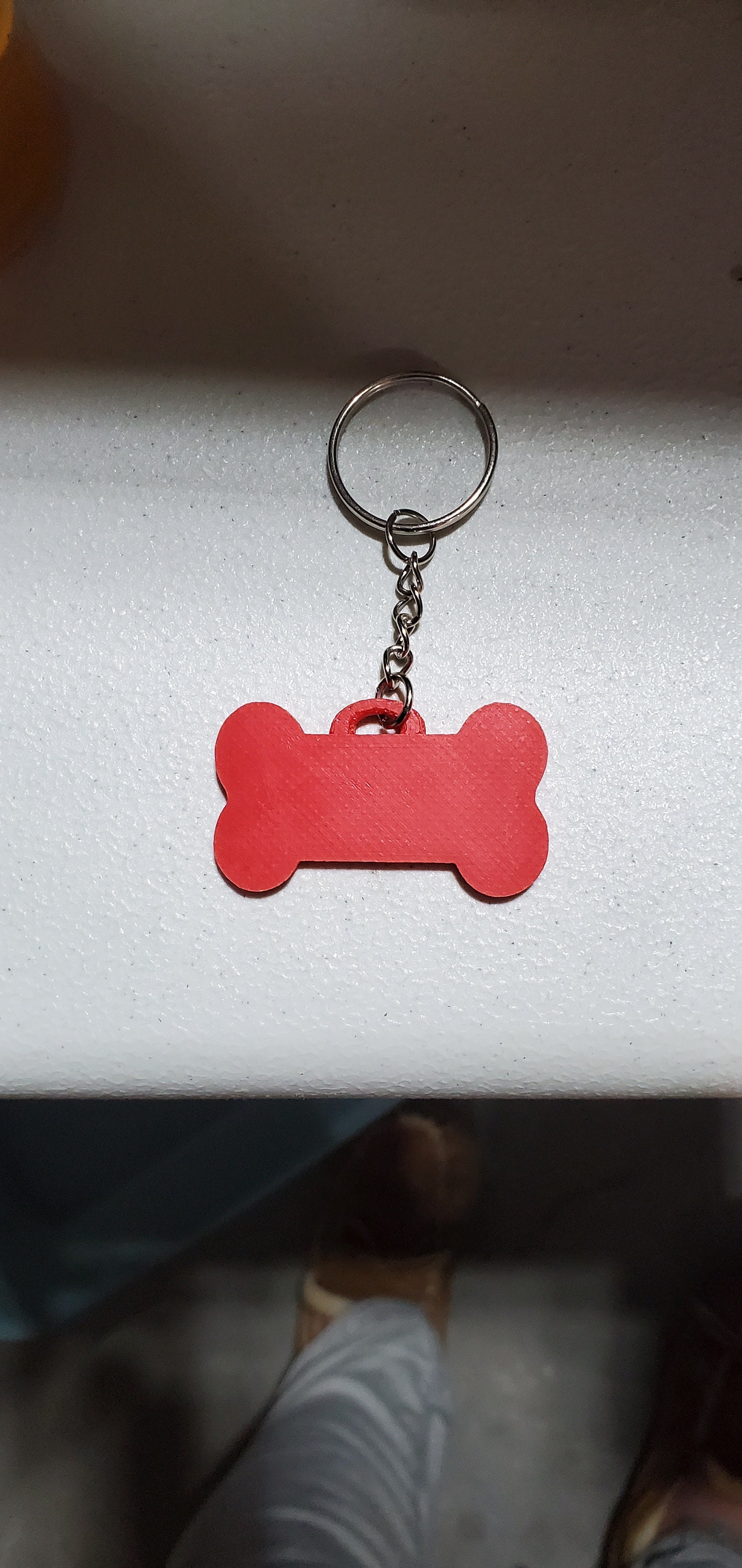 Dog Bone Shaped Keychain - Etsy