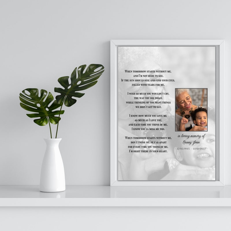 Funeral Poem - Etsy