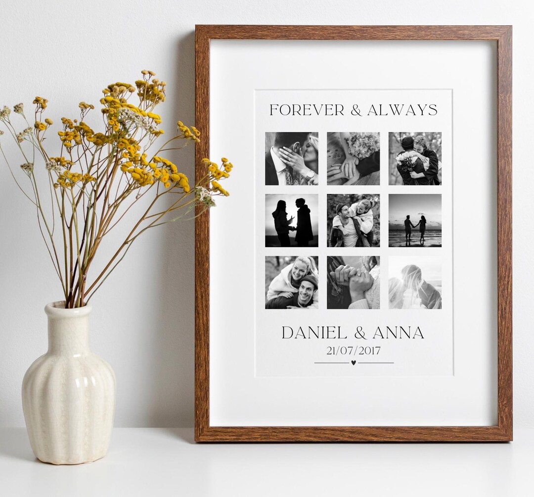 Personalised Photo Print for Couples | Valentine's Day Gift Print ...