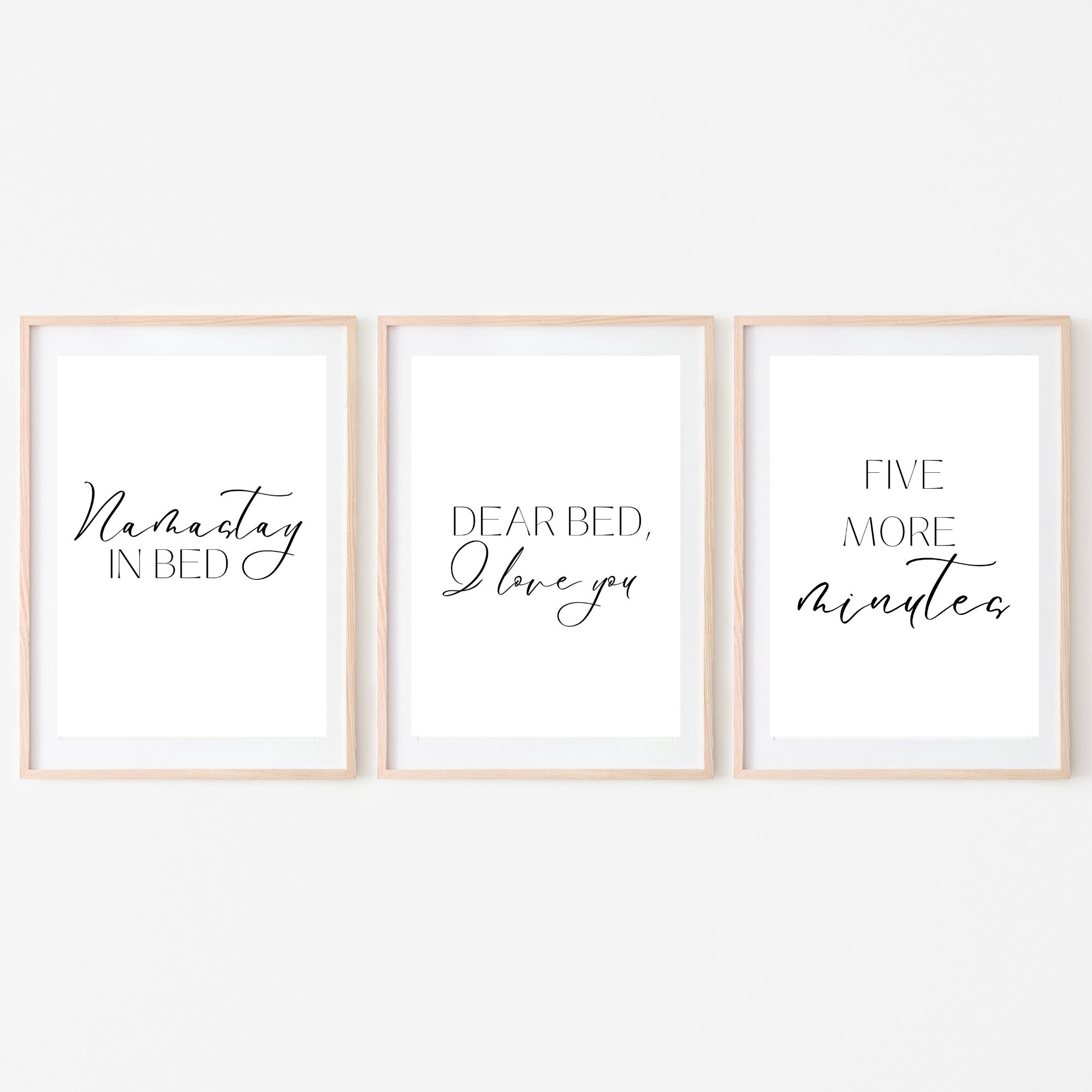 Set of Three Bedroom Prints Bedroom Decor Funny Bedroom - Etsy