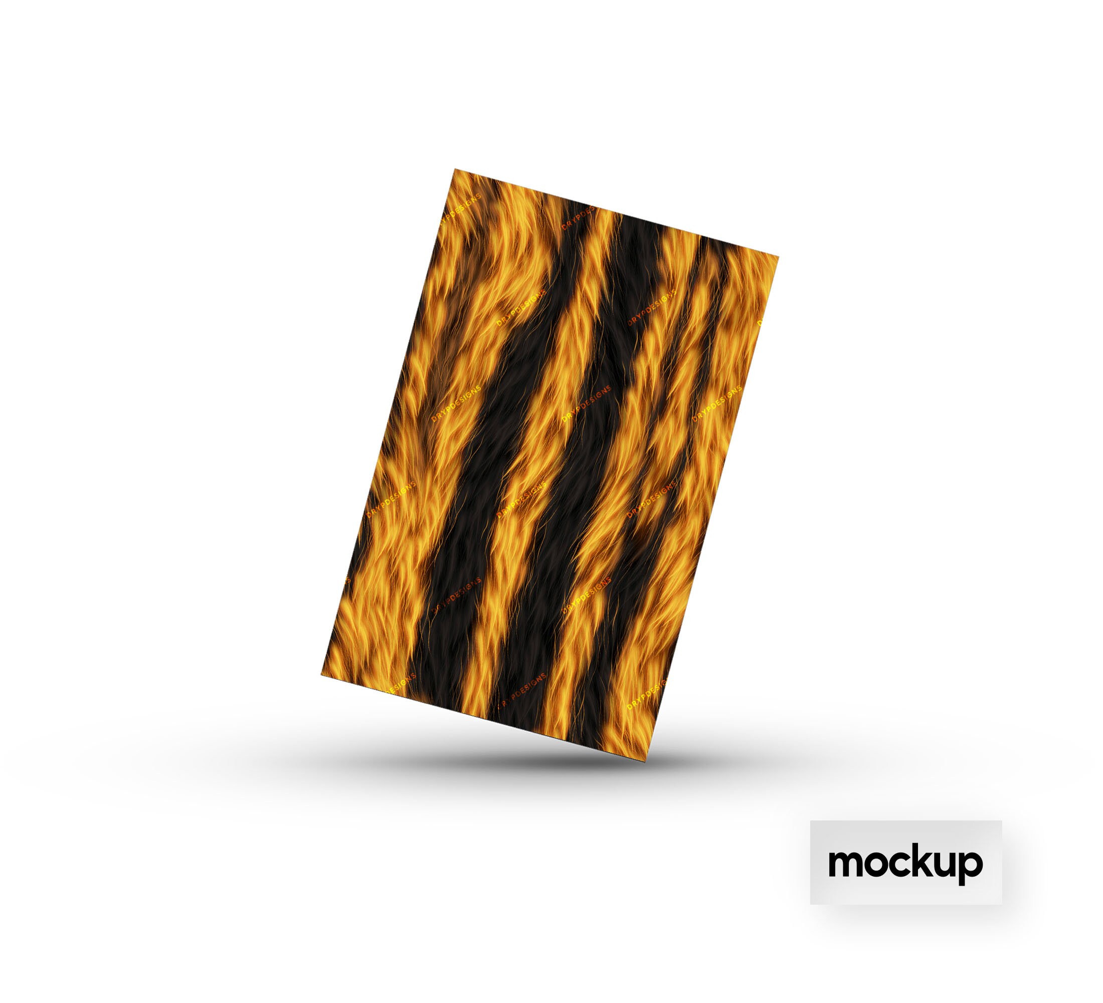 Tiger Stripes Seamless Digital Paper Background Texture - Soft Faux Fur ...