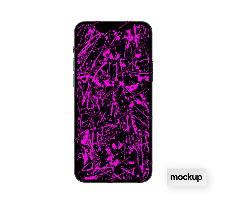 Hot Pink Neon Paint Splatter Seamless Background Texture Hot - Etsy