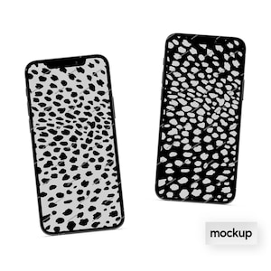 Black + Gray Animal Spots Seamless Background Pattern - Monotone ...