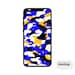 Blue + Yellow Gold Camo Seamless Background Pattern - Military ...