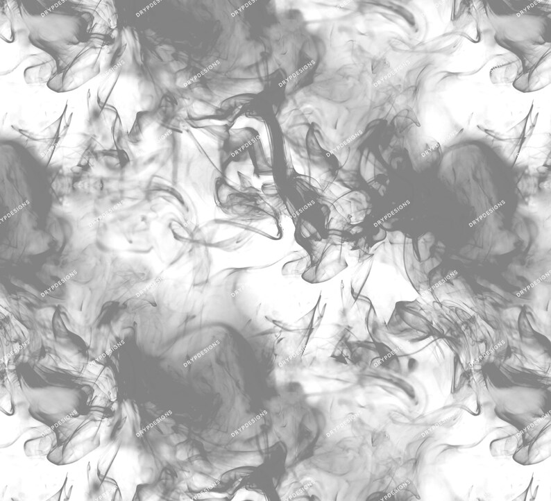 Gray + White Smoke Seamless Background Texture - Neutral Gray Smokey ...