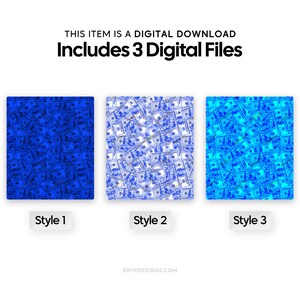 Blue 100 Dollar Bills Cash Money Seamless Digital Paper Background ...