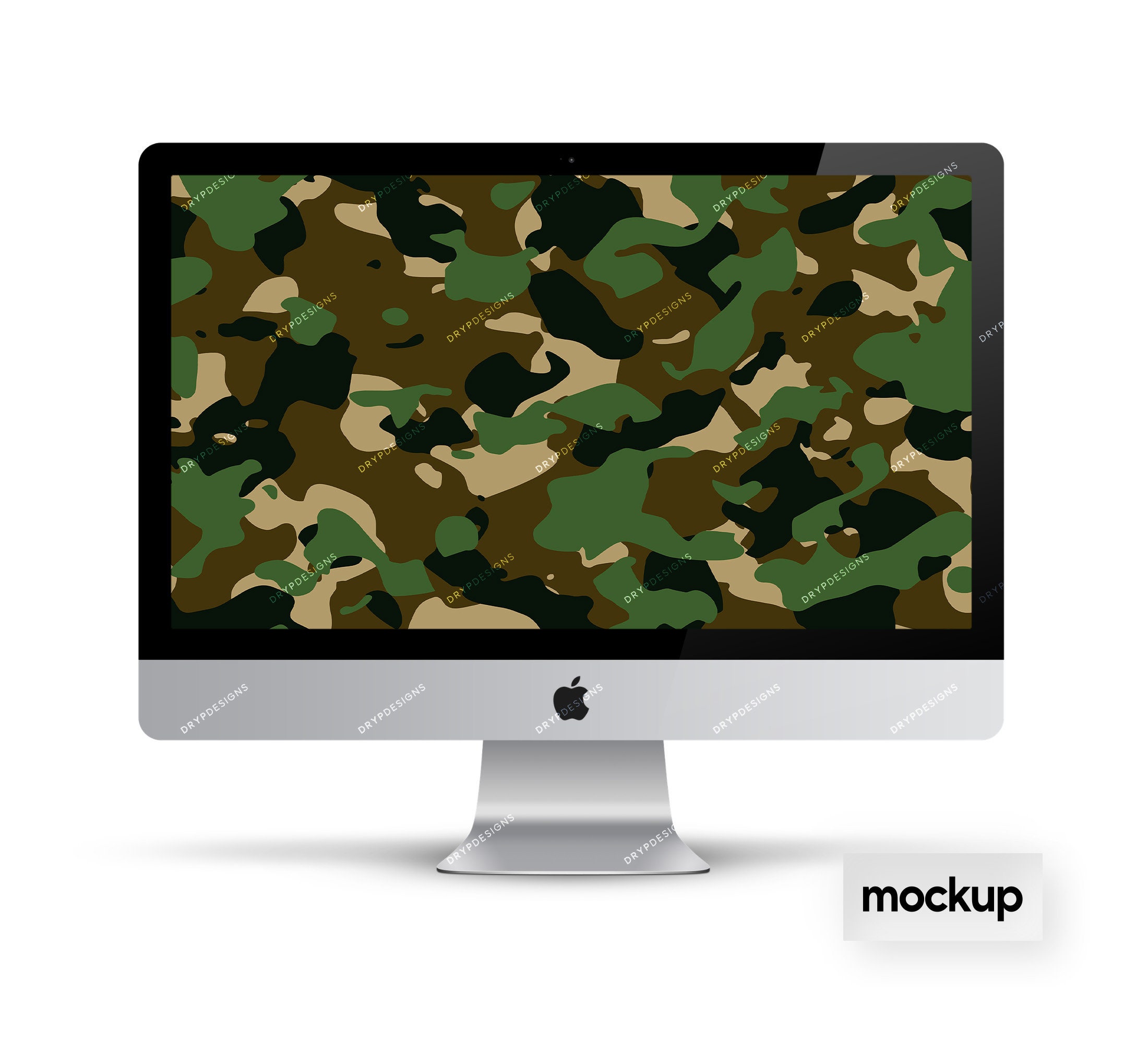 Military Green Camouflage Seamless Digital Paper Background Pattern ...