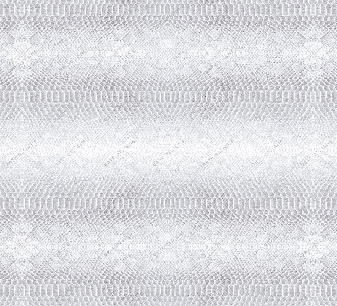 White Snakeskin Seamless Background Texture Animal Print | Etsy