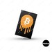 Dripping Bitcoin Logo SVG PNG Digital Download File - Etsy