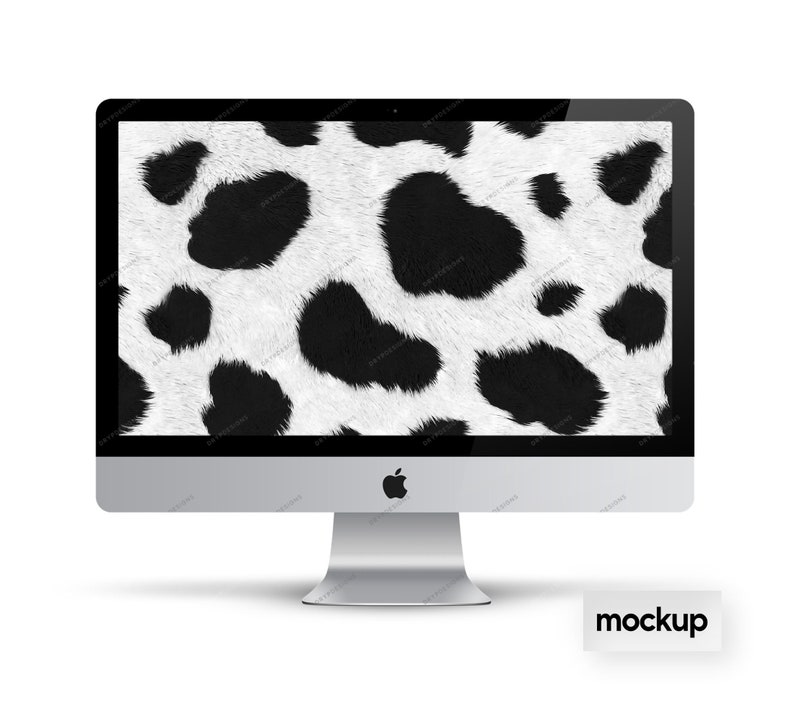 Cow Skin Print Seamless Background Texture Animal Print - Etsy