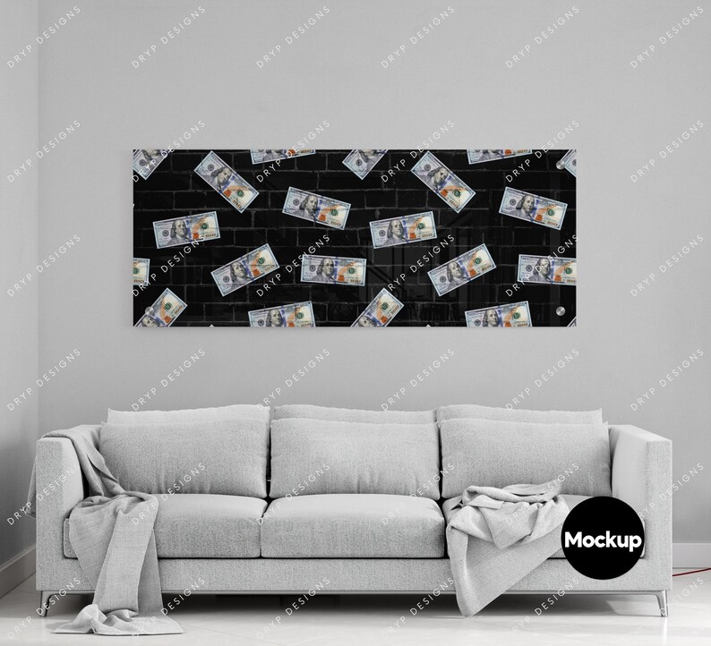 100 Dollar Bill Seamless Money PNG Overlay Digital Download | Etsy