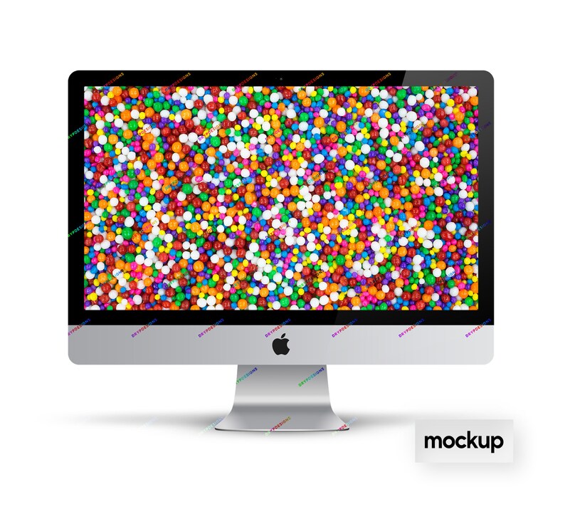 Rainbow Nonpareils Candy Sprinkles Seamless Digital Paper Background ...