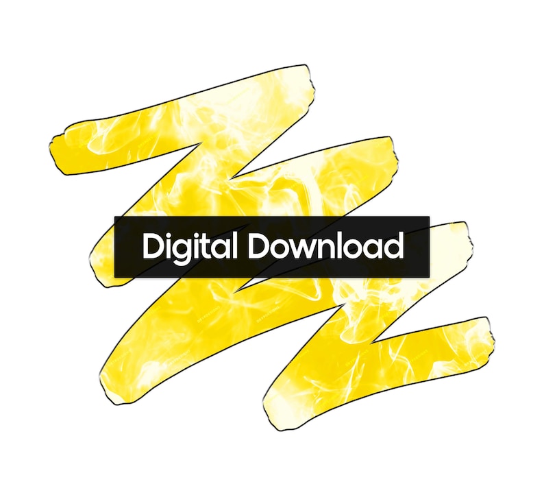 Yellow + White Smokey Flames Seamless Digital Paper Background Texture ...