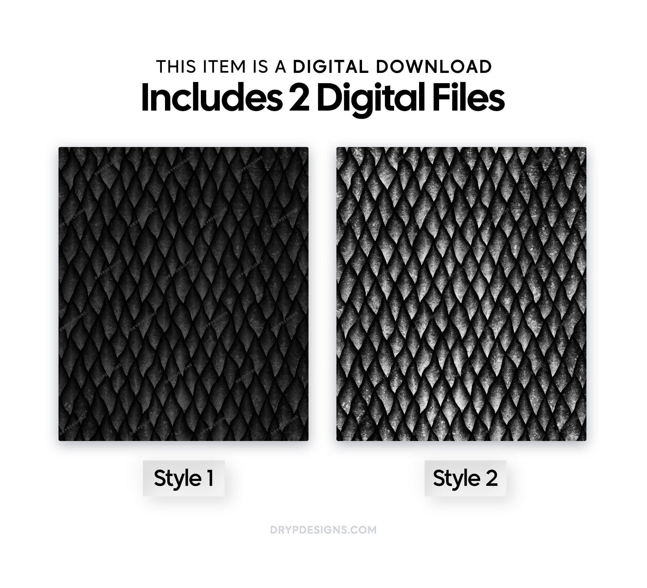 Black Dragon Scale Texture