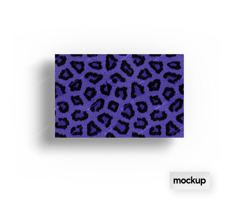 Fuzzy Purple Leopard Seamless Background Leopard Print - Etsy