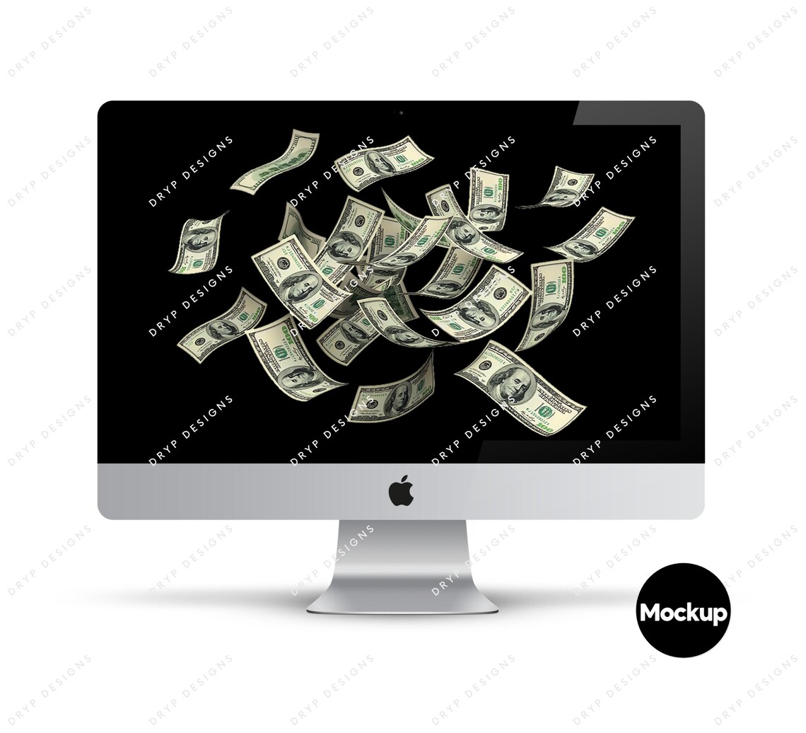 Raining Money Overlay PNG Digital Download File - Etsy UK