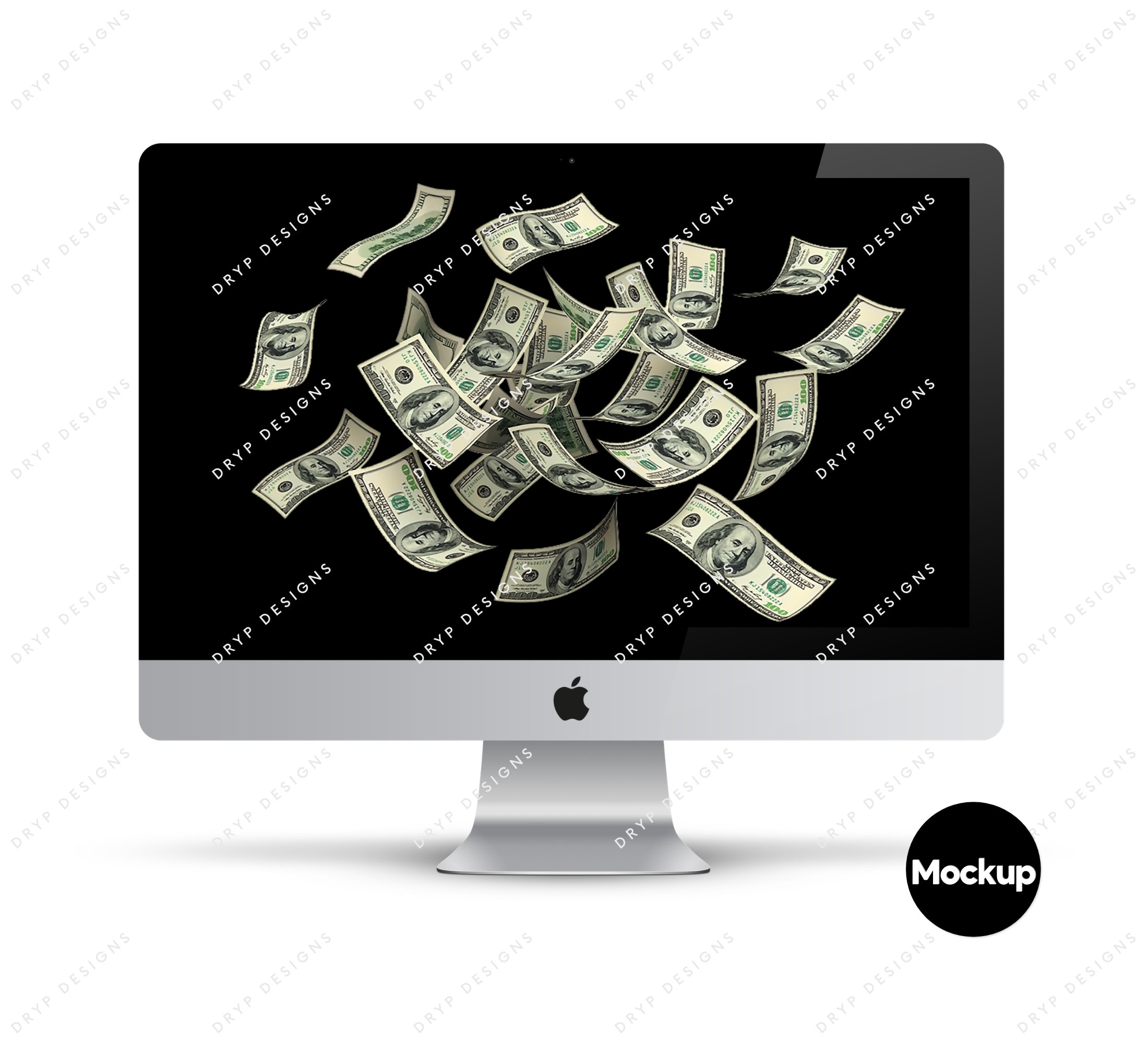 Raining Money Overlay PNG Digital Download File - Etsy
