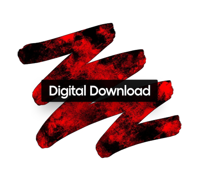 Black + Red Grunge Seamless Digital Paper Background - Dark and Bold ...