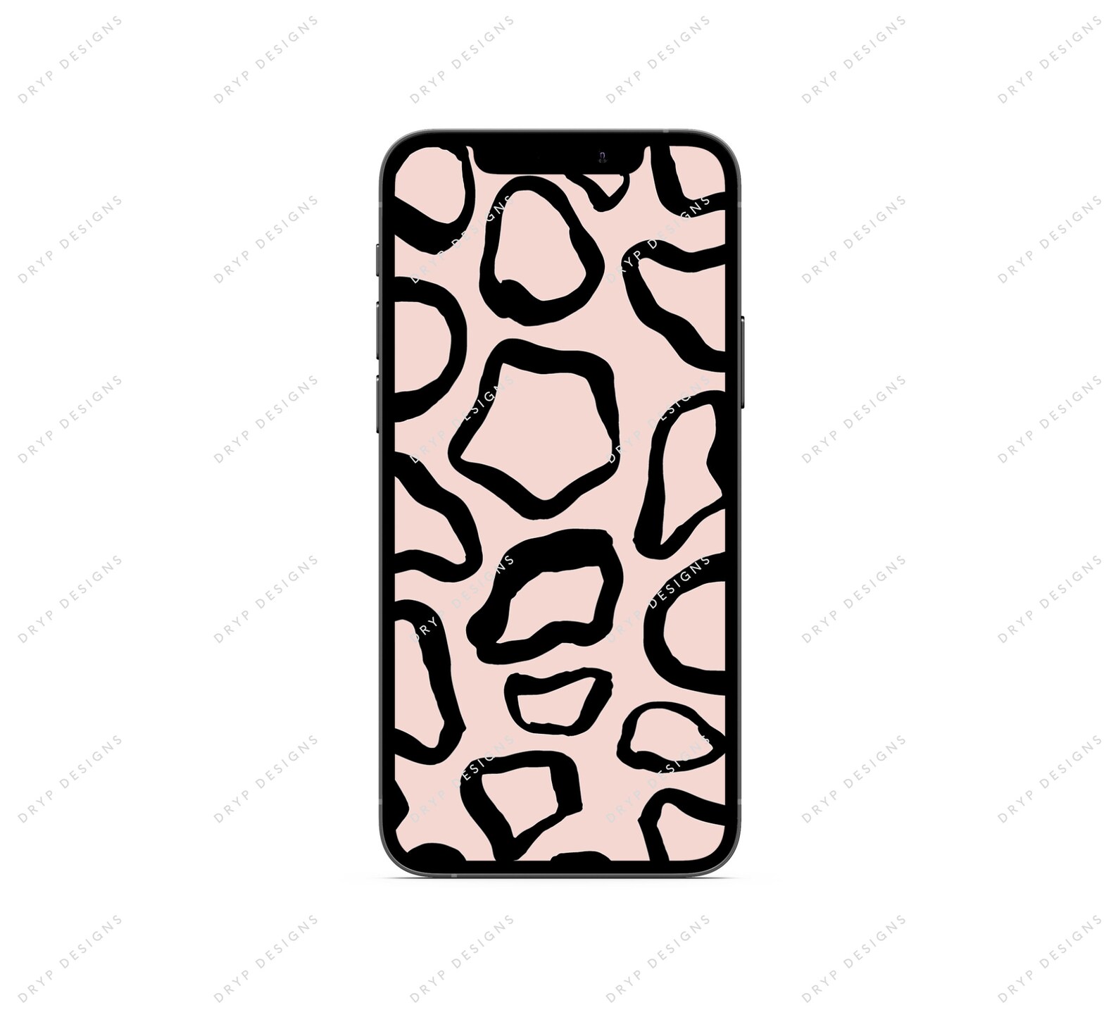 Pink Giraffe Print Seamless Pattern Digital Paper Download | Etsy