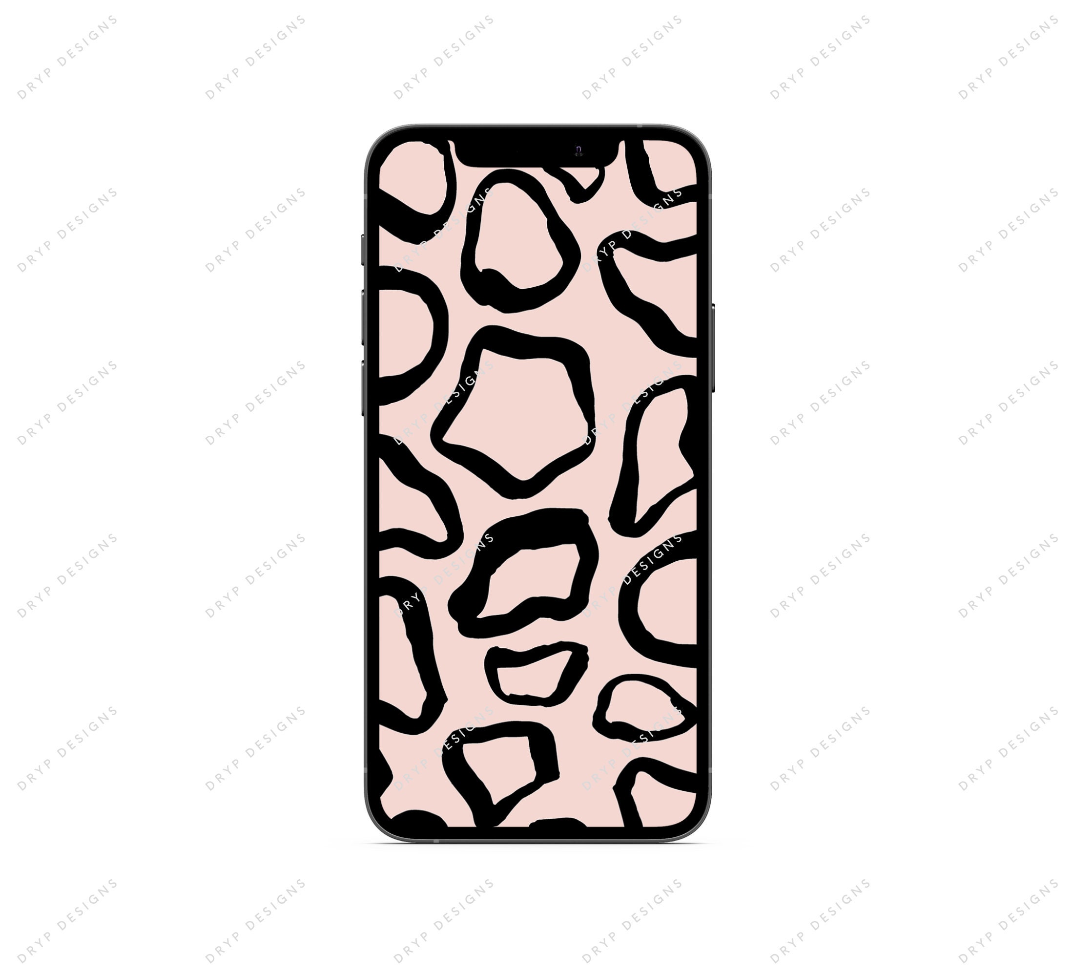 Pink Giraffe Print Seamless Pattern Digital Paper Download - Etsy