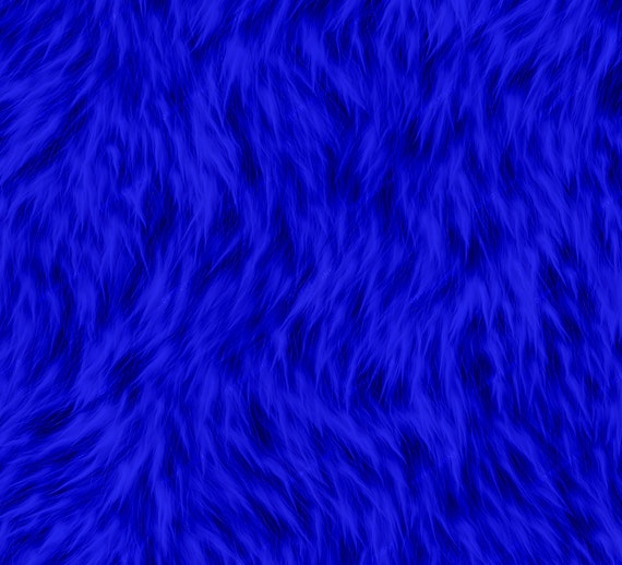 Blue Fur Seamless Digital Paper Background PNG Royal Blue - Etsy