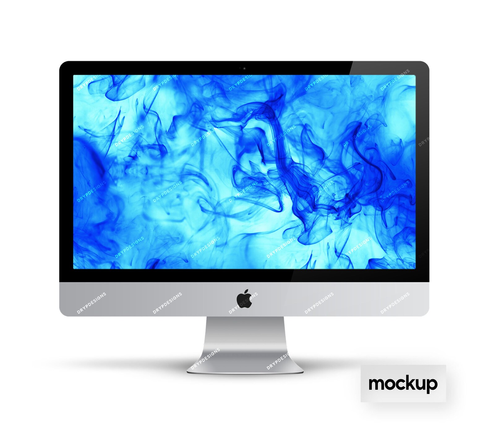 Aqua Blue Smokey Fire Seamless Digital Paper Background - Etsy