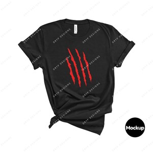 Black + Red Claw Mark Scratches SVG + PNG - Digital Download File - Etsy