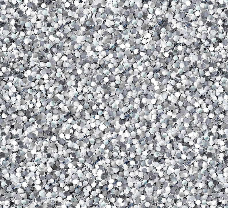 Silver + White Glitter Seamless Digital Paper Background Texture ...