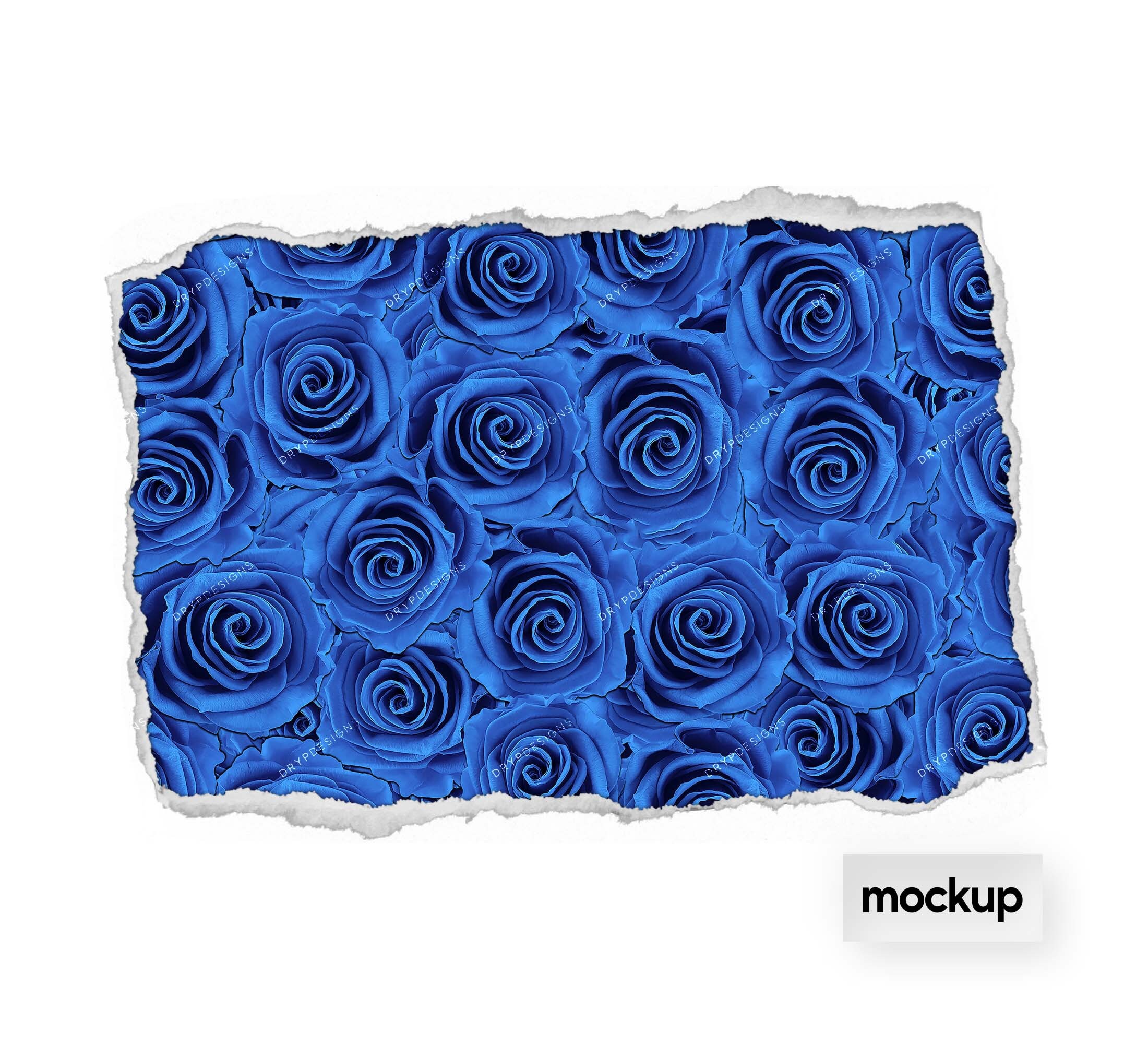 Blue Roses Seamless Digital Background Texture PNG - Floral Digital ...