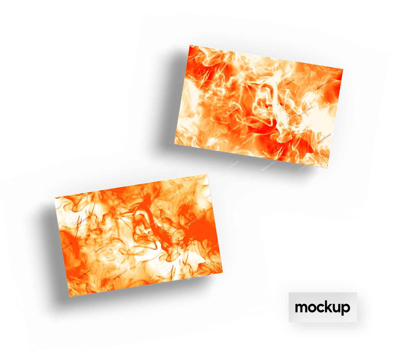 Orange + White Smokey Flames Seamless Digital Paper Background Texture ...