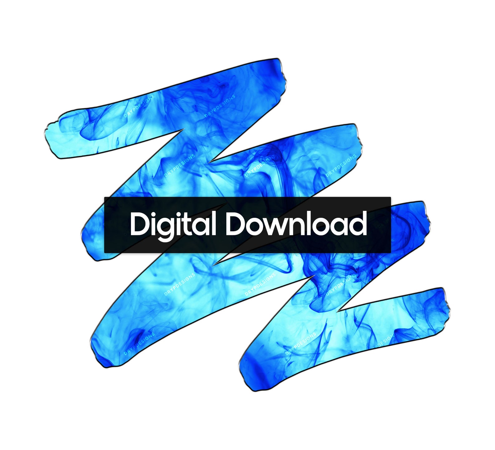 Aqua Blue Smokey Fire Seamless Digital Paper Background - Etsy