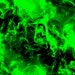 Dark + Bold Smokey Green + Black Fire Seamless Background Texture ...