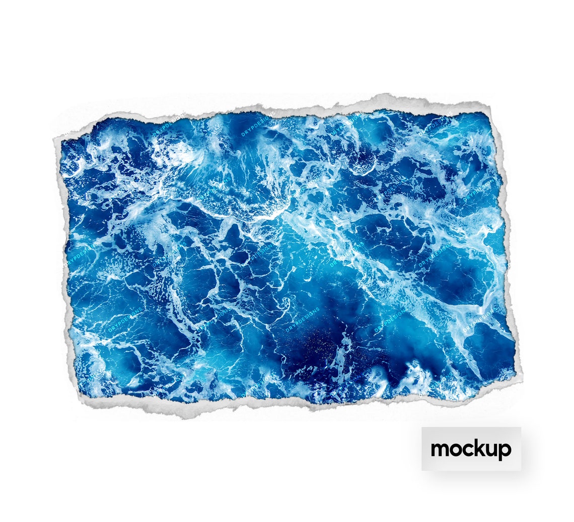 Ocean Water Seamless Background Texture - Deep Blue Ocean Waves ...