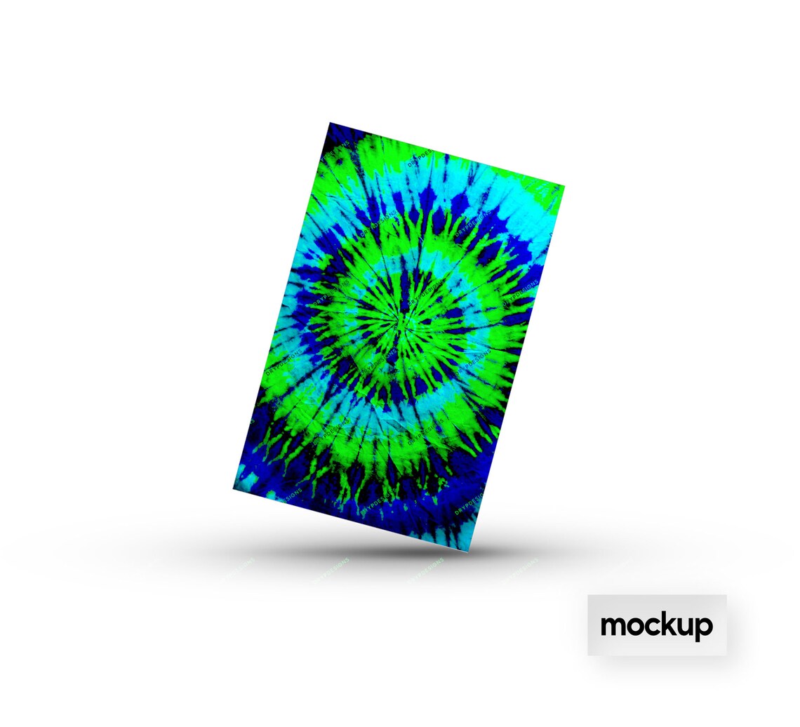 Blue Green Neon Tie-dye Digital Paper Background Texture - Etsy