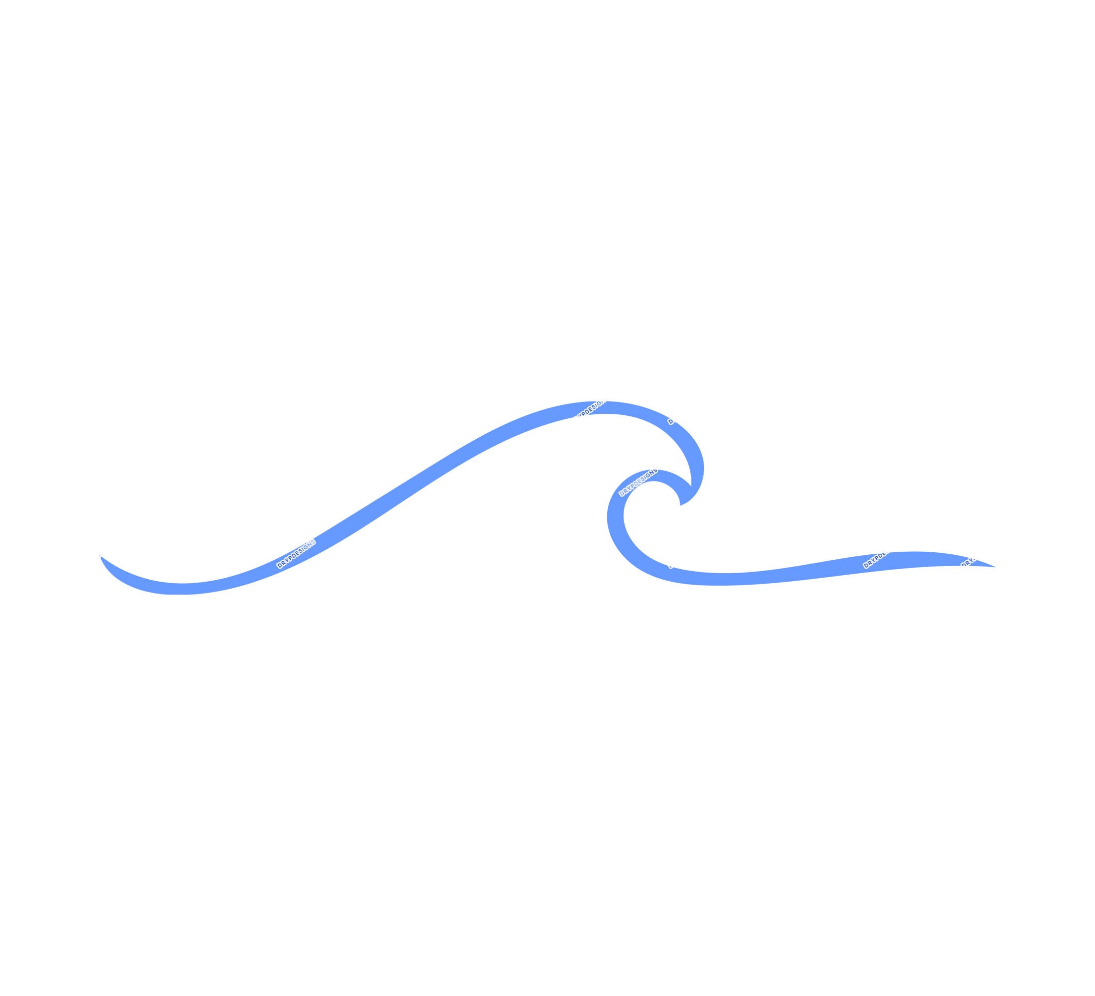 Simple Waves Clip Art