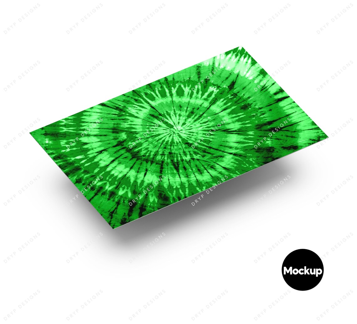 Vibrant Green Tie-dye Digital Paper Download | Etsy
