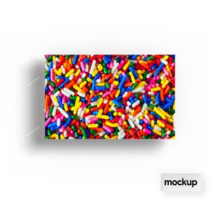 Rainbow Candy Sprinkles Digital Paper Background Texture | Etsy