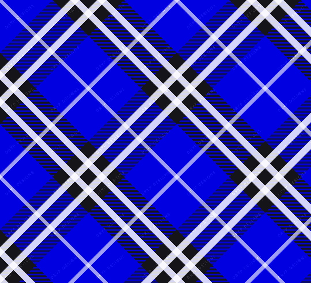 Blue Flannel Seamless Background Texture - Blue Plaid Flannel SVG + PNG ...
