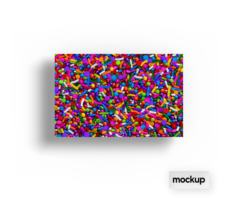 Rainbow Candy Sprinkles Seamless Background Texture - Vibrant Candy ...