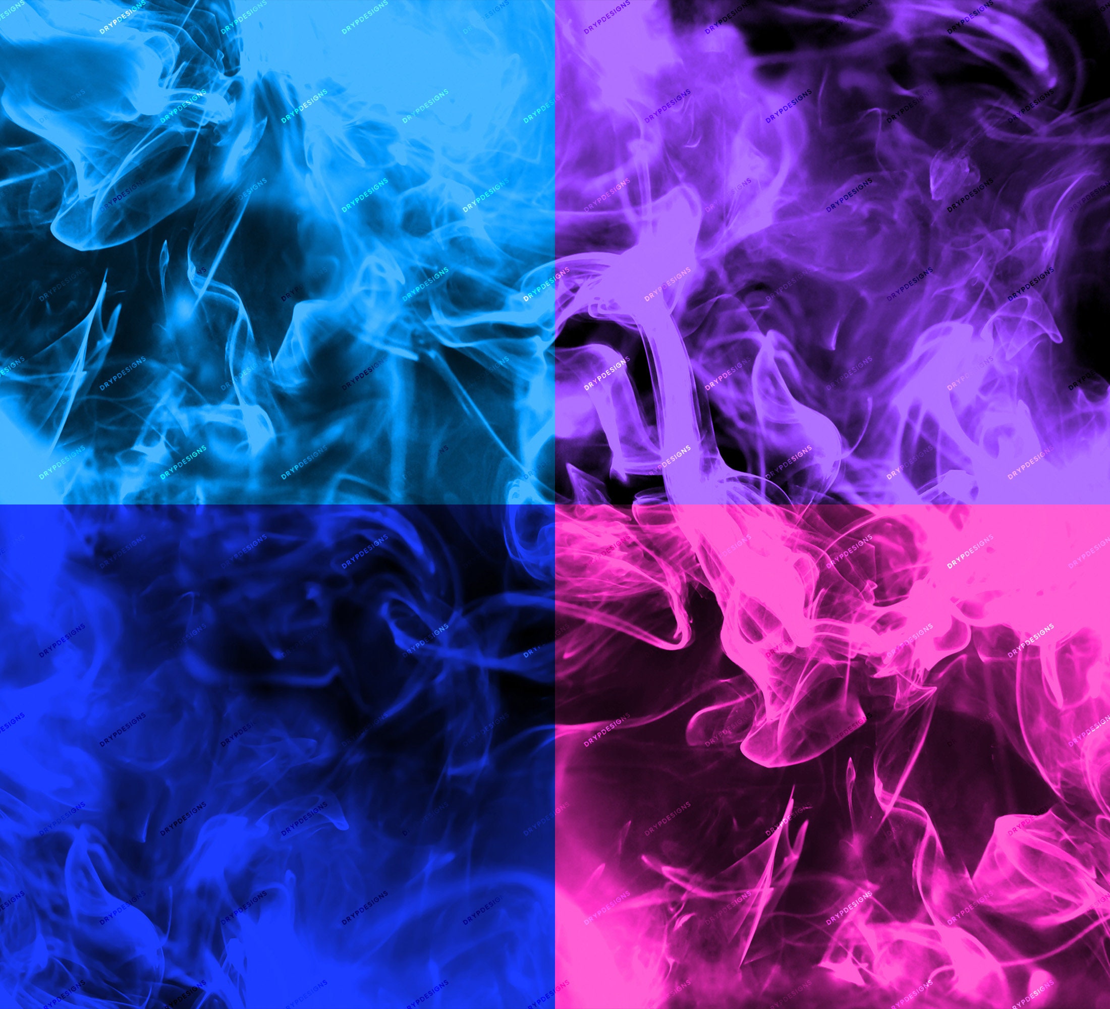 All Colors Seamless Smoke Background Texture Bundle PNG - Firey Smoke ...