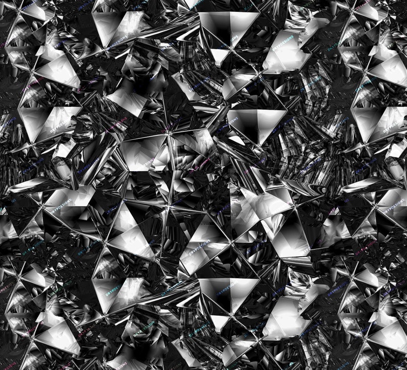 Black Diamonds Seamless Background Texture Modern Luxurious - Etsy