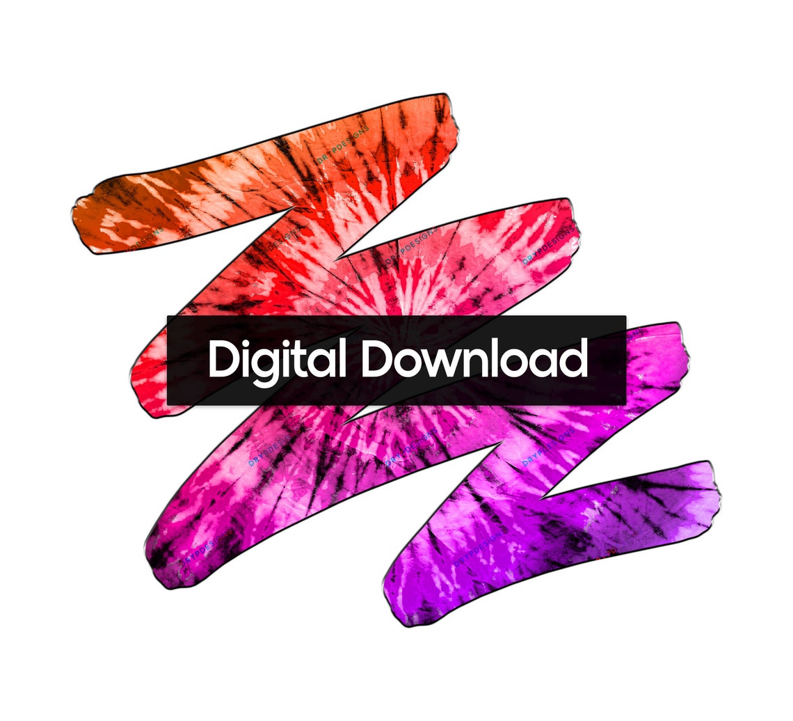 Pink Orange Purple Gradient Tie-dye Digital Paper - Etsy