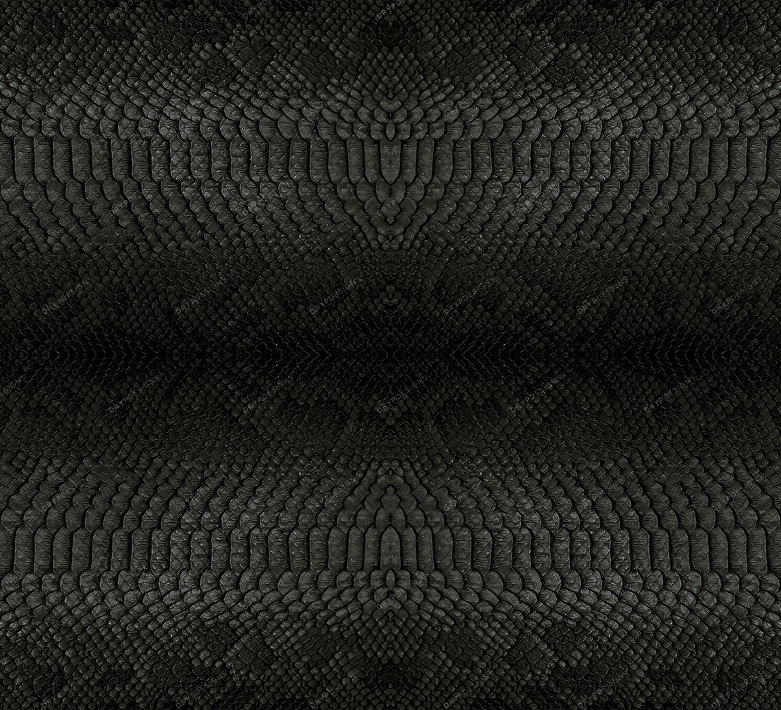 Black Snakeskin Digital Background Seamless Texture Animal | Etsy