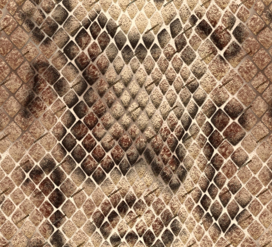 Fuzzy Brown Snakeskin Seamless Digital Paper Background Texture ...