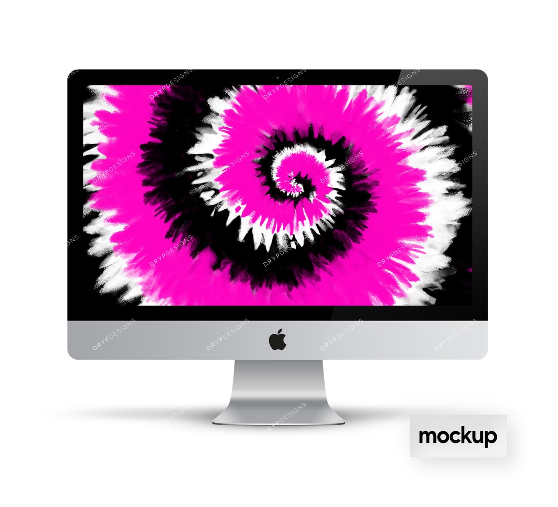 Pink Black White Tie-dye Swirl Digital Paper Background | Etsy