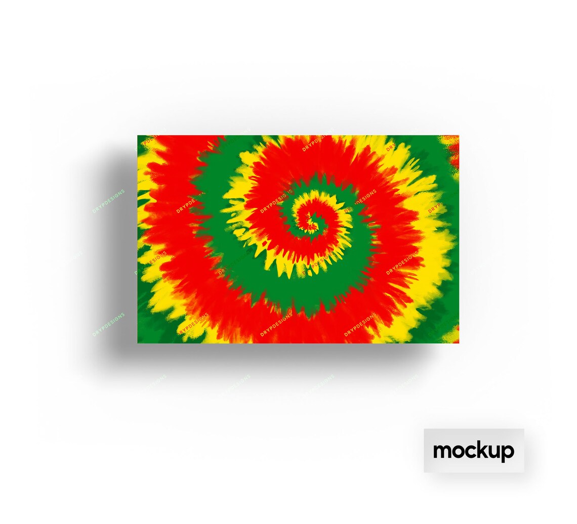 Rasta Tiedye Swirl Digital Paper Background Pattern Rasta - Etsy