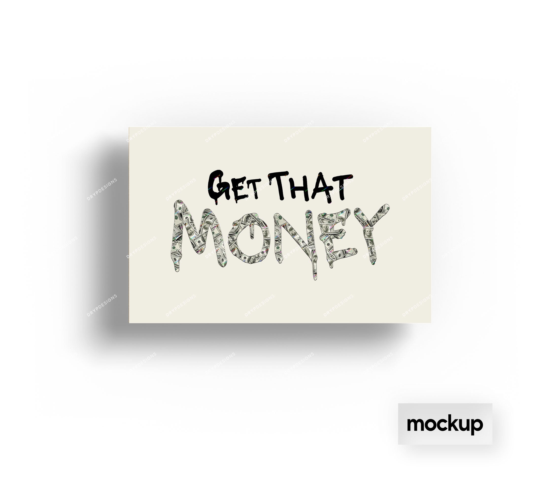 Get That Money PNG Text Graphic Font Money Pattern - Etsy